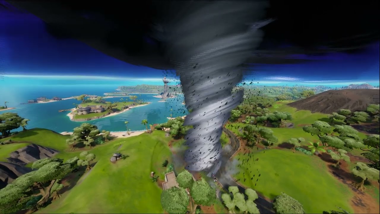 Fortnite Tornadoes Destructive Path from Formation to Destrucions End ...