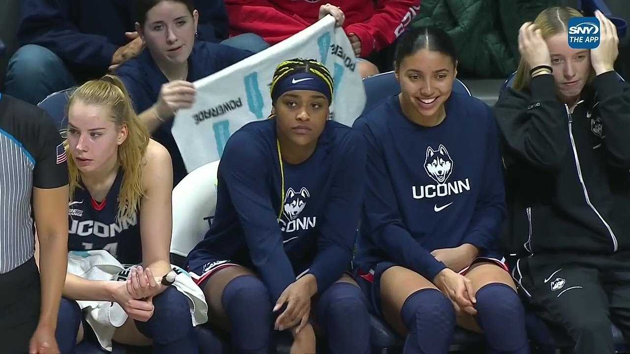 UConn LOSES ANOTHER Starter: Aaliyah Edwards Ankle Injury From Hustle ...