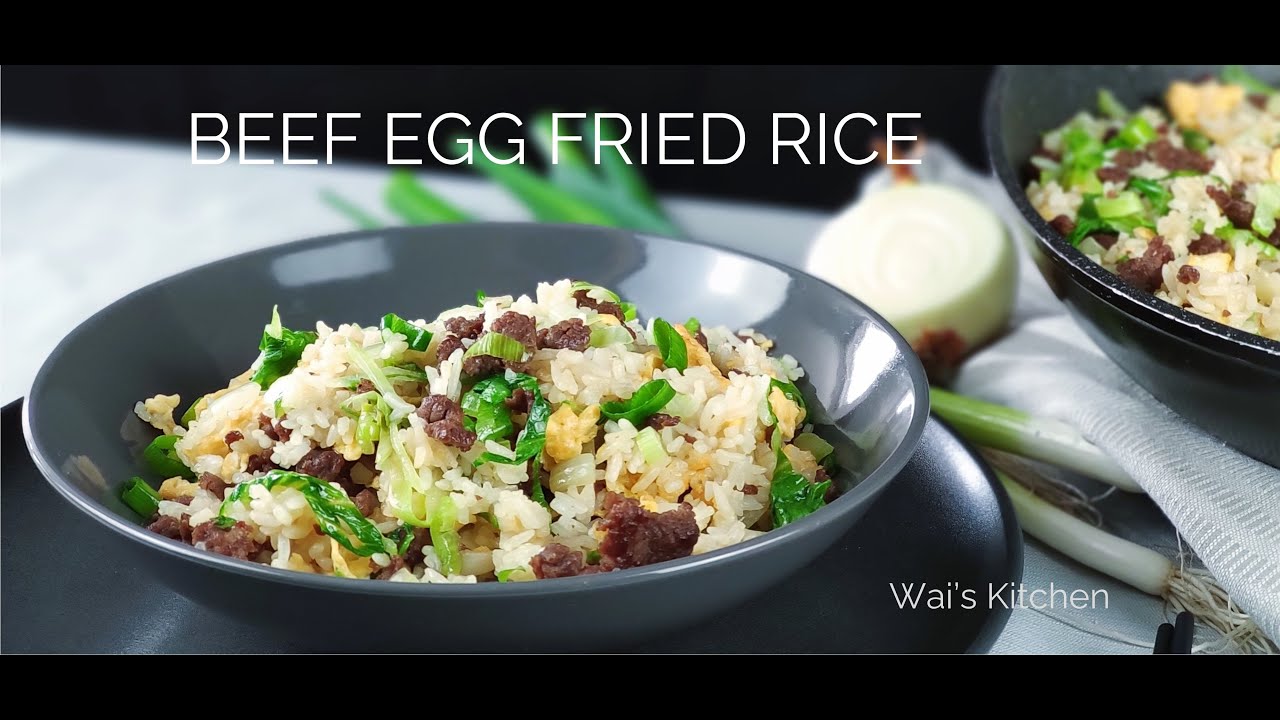 Cantonese beef egg fried rice - onweerstaanbare comfort food ...