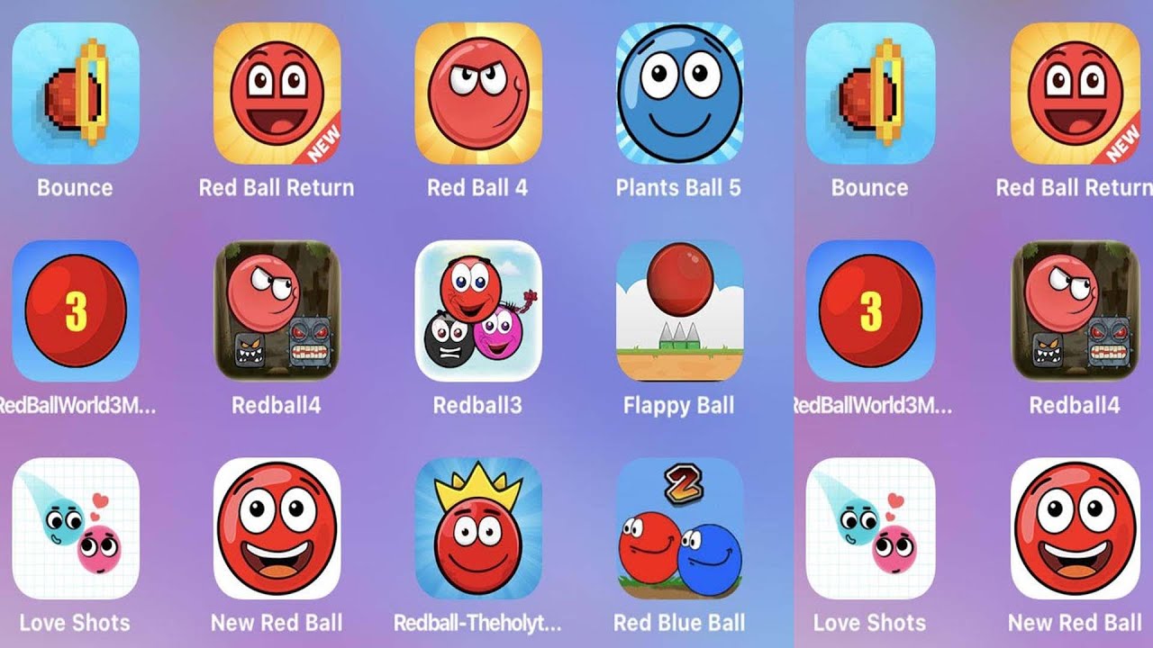 Bounce Ball,Red Ball Return,Red Ball 4,Plants Ball 5,Red Ball World 3 ...