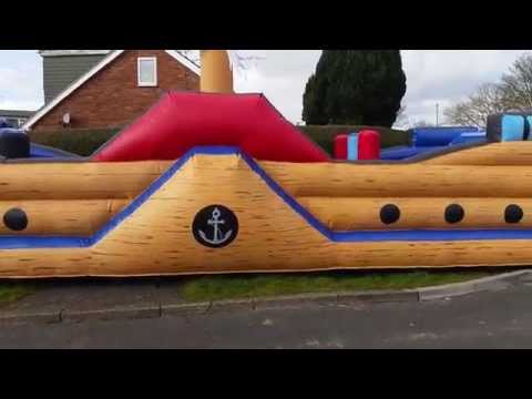 Bounce About Castles Hull - 30ft Bouncy Ship - YouTube