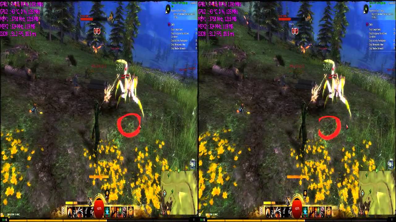Guild Wars 2 Nvidia 3d Vision 2 GTX970 Test - YouTube
