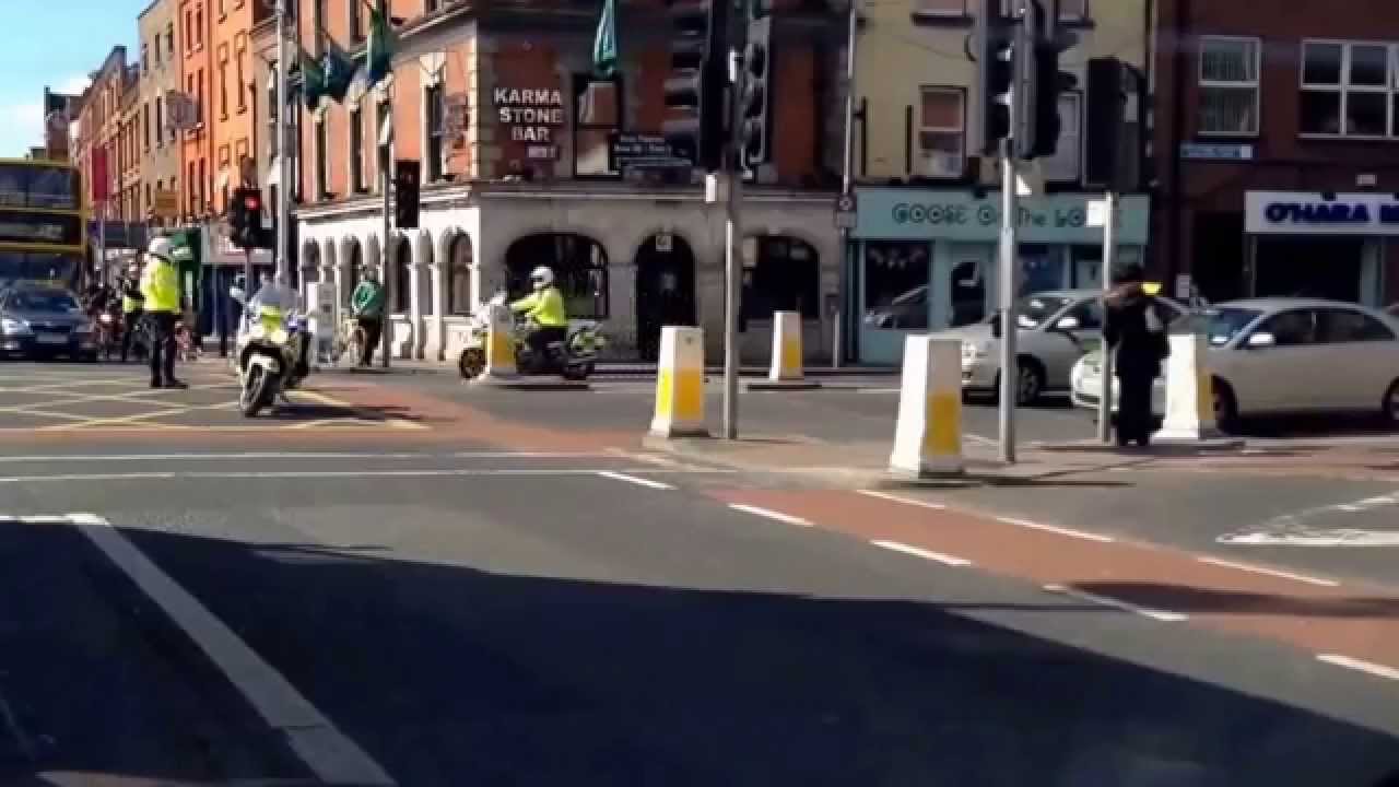 Irish Police & Army VIP protection convoy at work - YouTube