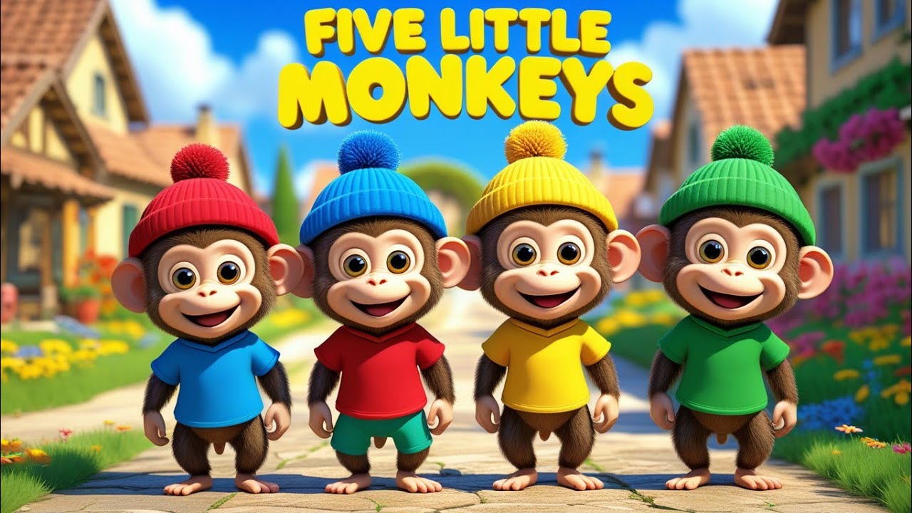 Five Little Monkeys | Rain Rain Go Away | Johny Johny Yes Mama & Kids ...