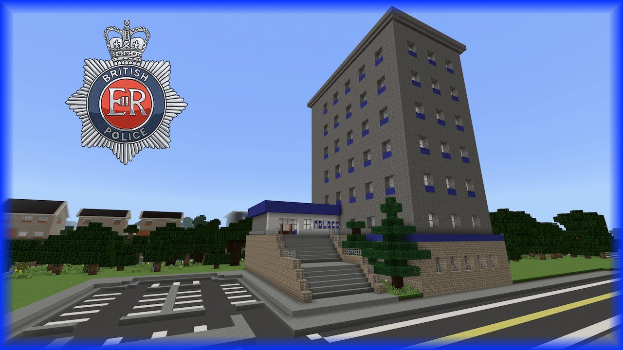 Real life Police Station tour!! (Minecraft) - YouTube