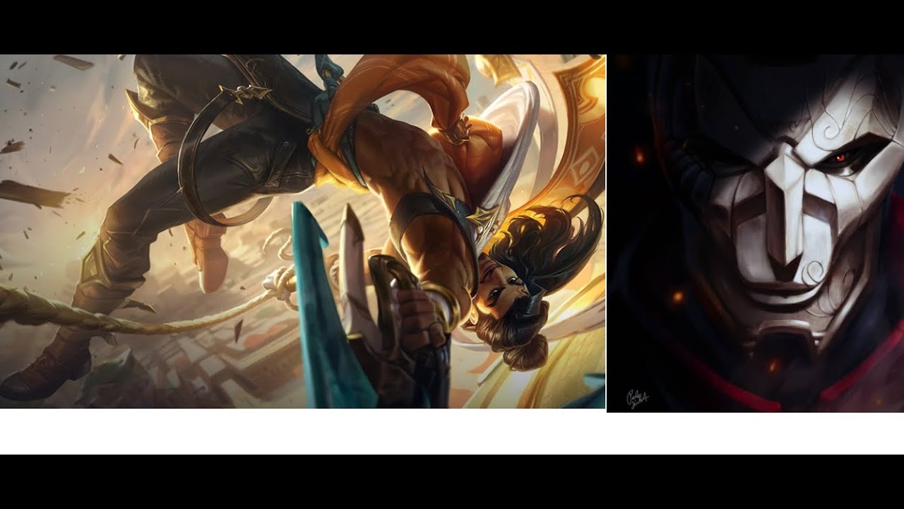 Quadra KiLL de Jhin e Penta KiLL de akshan - YouTube