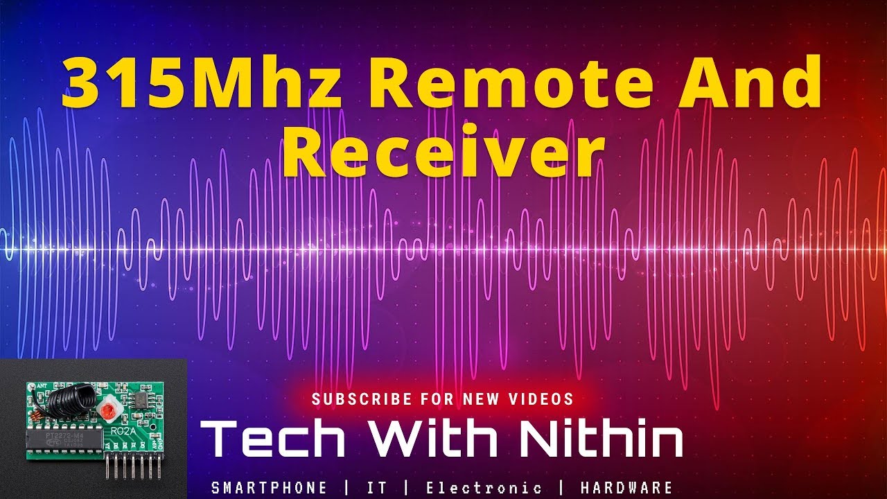 315Mhz Remote And Receiver - YouTube