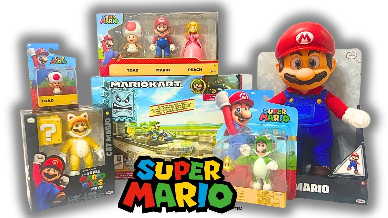 SUPER MARIO BROS Collection Unboxing - Satisfying Unboxing (ASMR) - YouTube