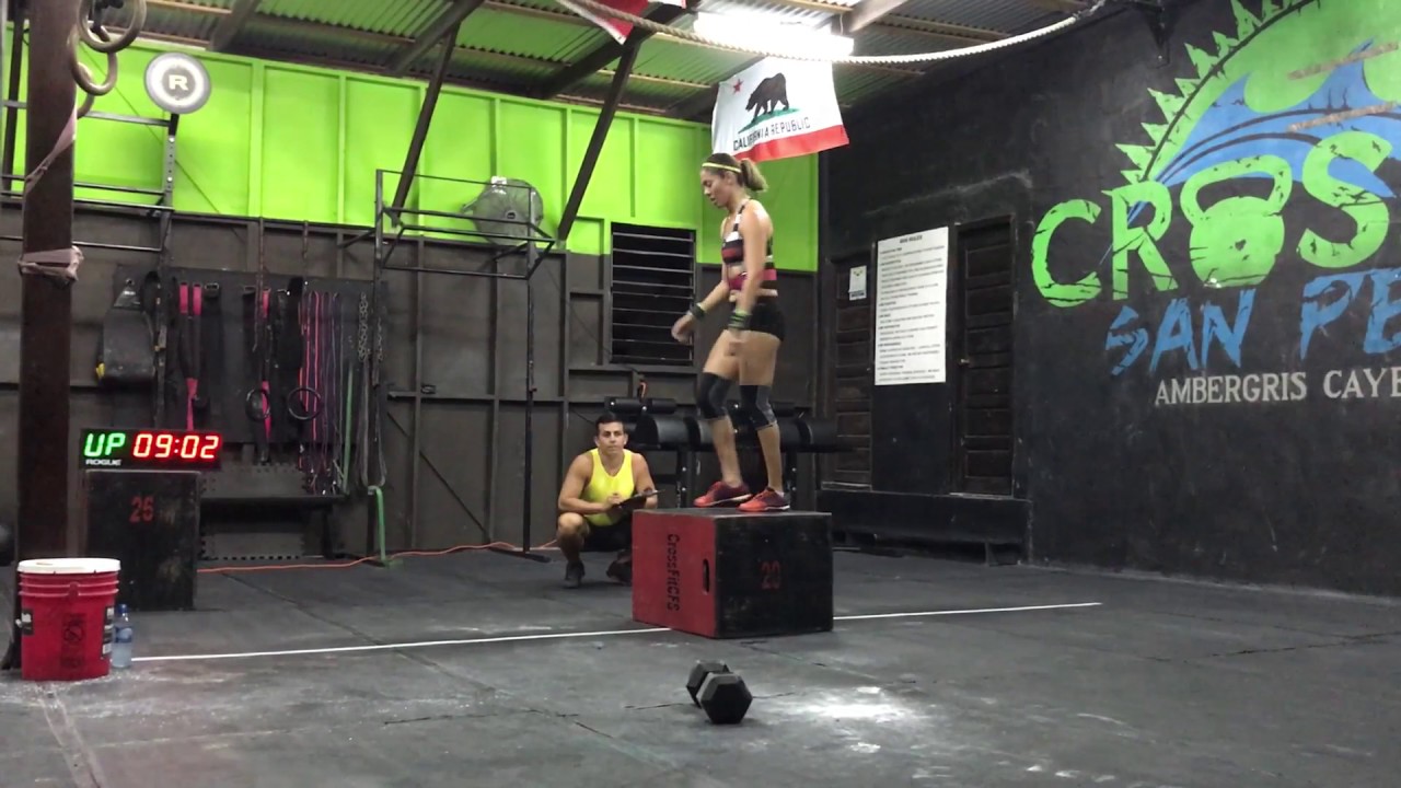 Selene Gonzalez CrossFit Open 2017 17 1 - YouTube