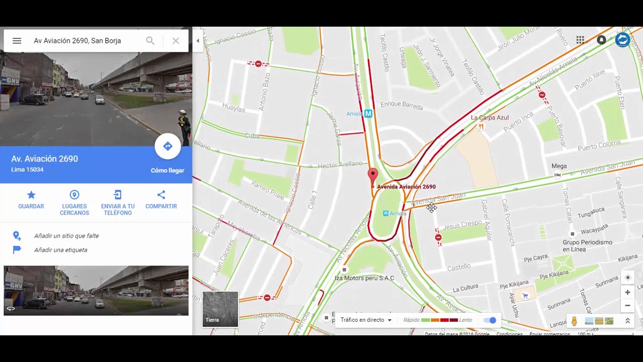 Google Maps: Averigua como esta el Tráfico en la ciudad antes de Salir ...