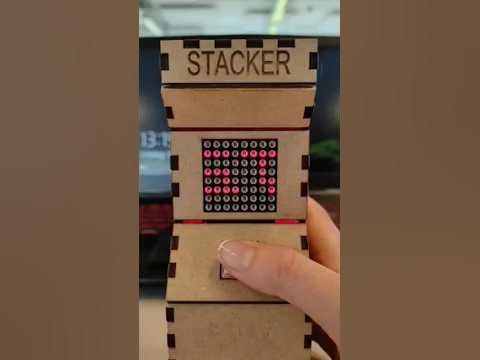 Arduino Arcade Stacker Game - YouTube