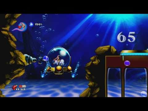Earthworm Jim HD No Death Walkthrough pt2 - YouTube