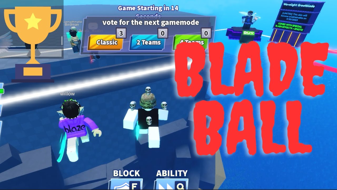 Blade Ball (Roblox) Gameplay - YouTube
