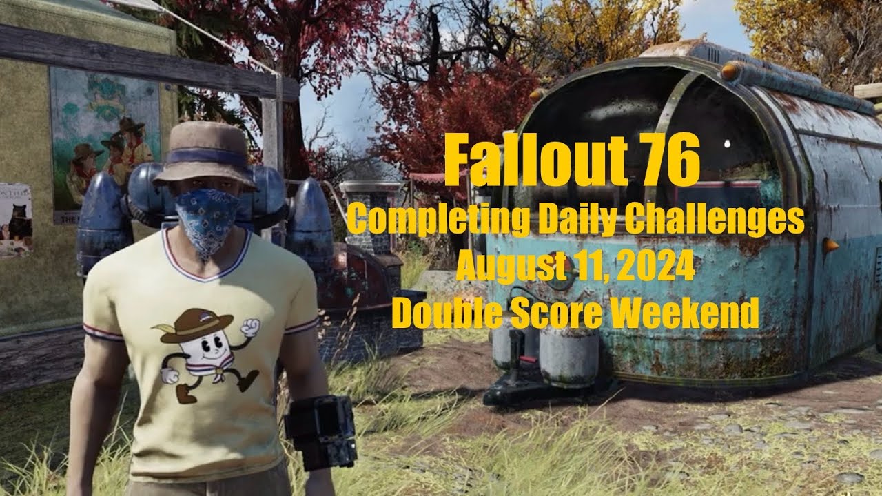 Fallout 76 Completing Daily Challenges For August 11, 2024 Quick Easy ...