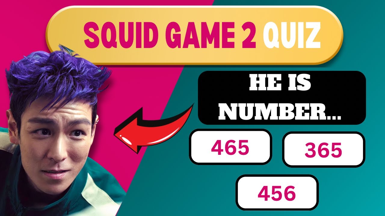 Guess the players number | squid game quiz 🦑 - YouTube