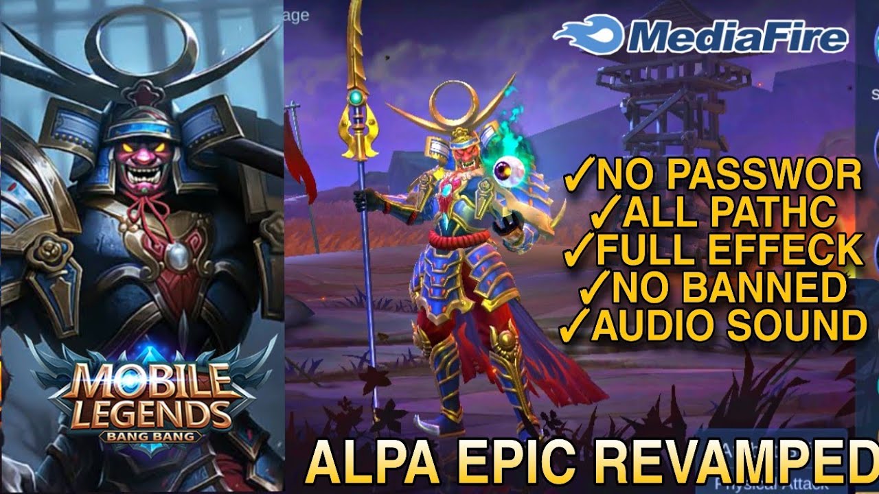 SCRIPT SKIN ALPHA EPIC UPDATED|| NO PASSWORD|| MLBB - YouTube