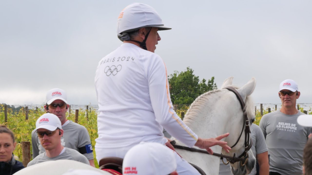Pierre Durand, premier porteur de la Flamme Olympique en Gironde ...