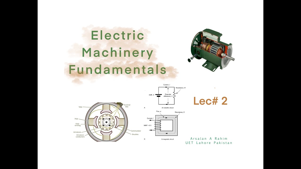 Electric Machinery Fundamentals -Lec#2 - Session 2020 -FALL 2021 - YouTube
