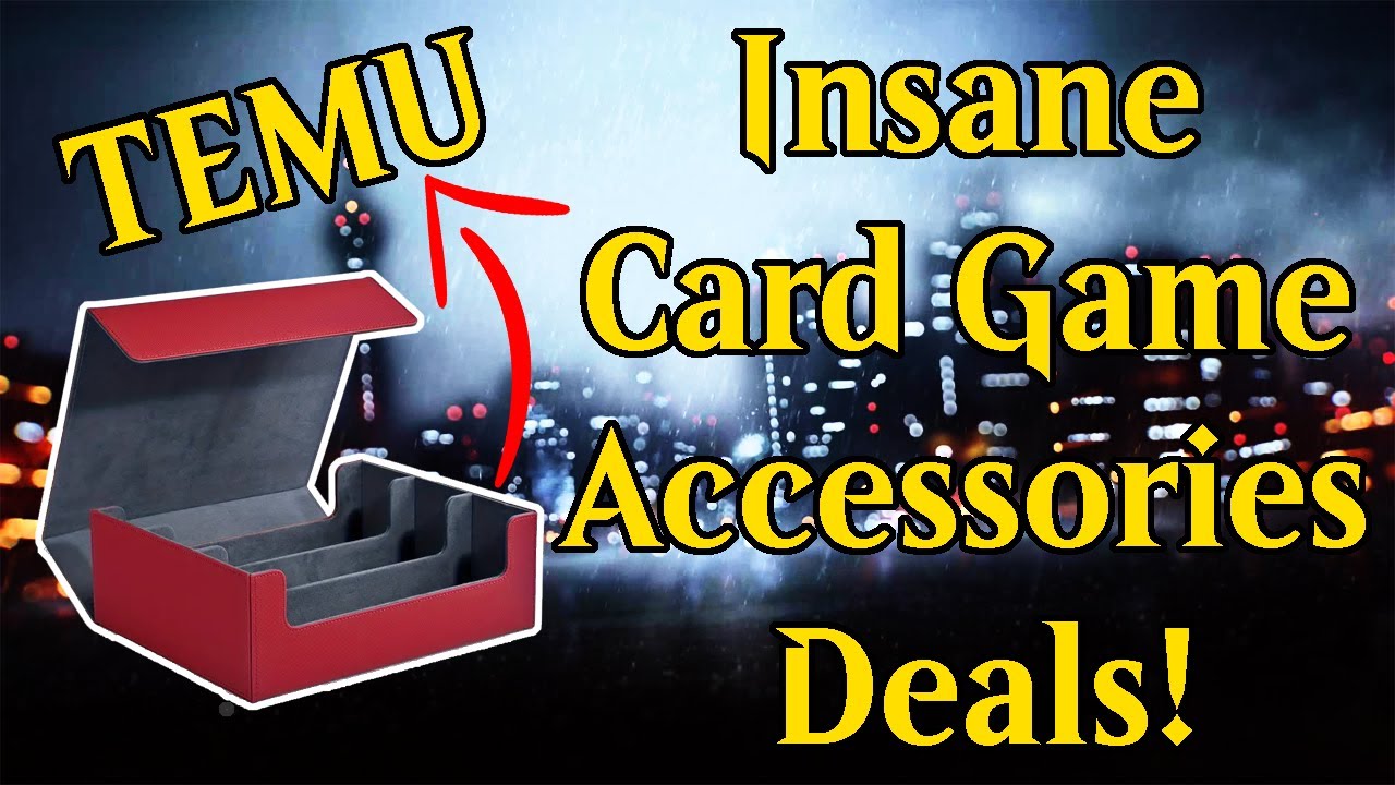 TEMU's BEST Kept Secret: Insane Card Game Accessories Deals! - YouTube