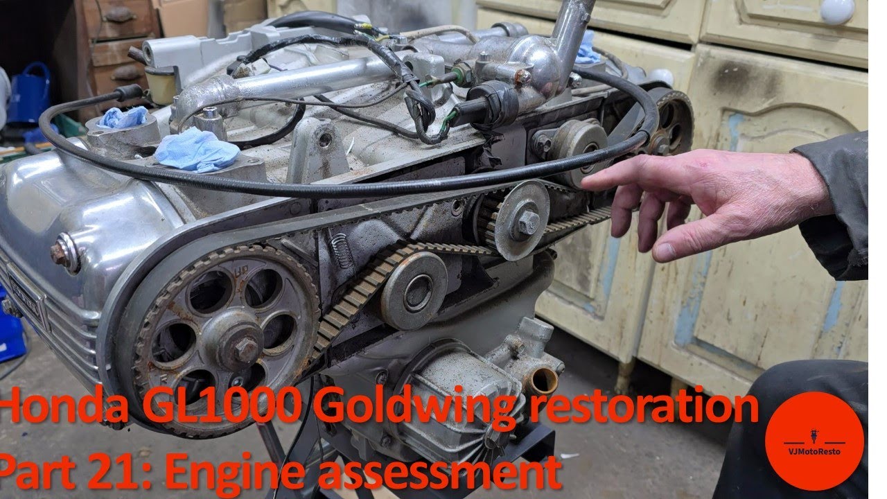 Honda GL1000 Goldwing restoration part 21: Engine assessment - YouTube