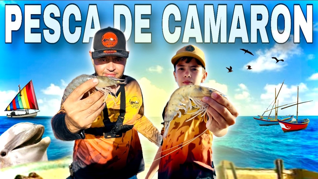 De esta forma se PESCA EL CAMARÓN 🦐// Preparamos una DELICIOSA RECETA ...