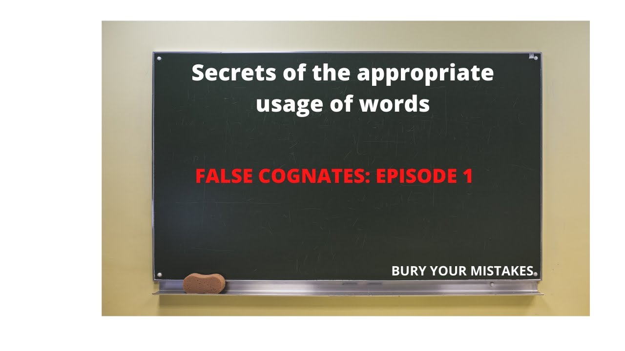 How to avoid misusage of words in English. The meaning matters not the ...