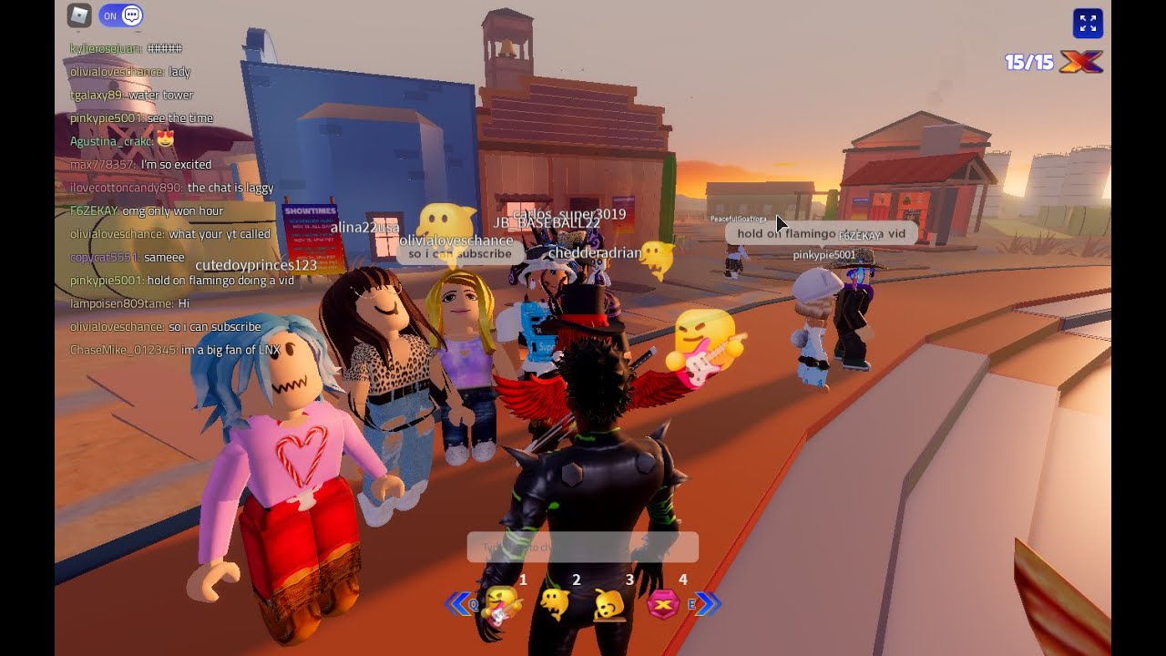 Playing the new roblox event with fans - YouTube