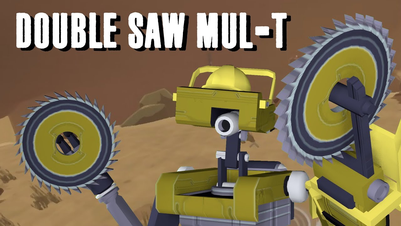 Ripping Bosses Apart with Double Sawblade MUL-T | Risk of Rain 2 Co-op ...