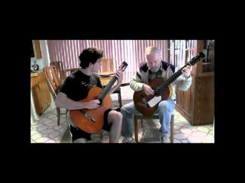 Bach Invention-Father and Son Duet!