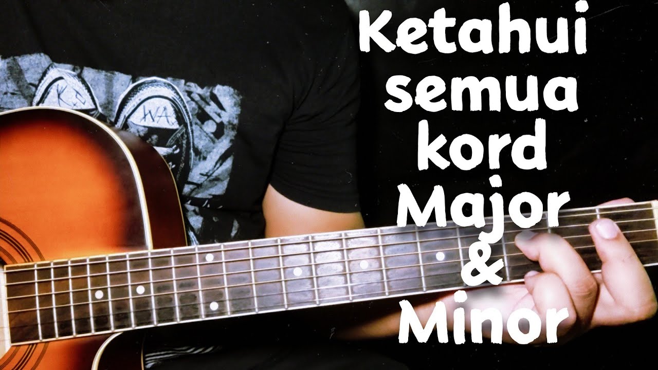 Belajar semua kord Major dan Minor tanpa barre/sharp/flat #basicchords ...