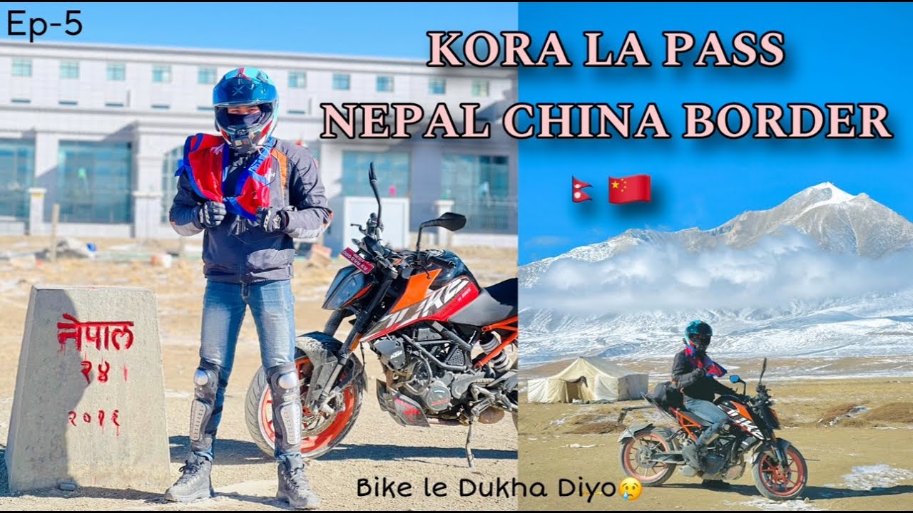 LOMANTHANG TO KORA LA PASS | NEPAL CHINA BORDER 🇳🇵🇨🇳 | BIKE LE SATTO ...
