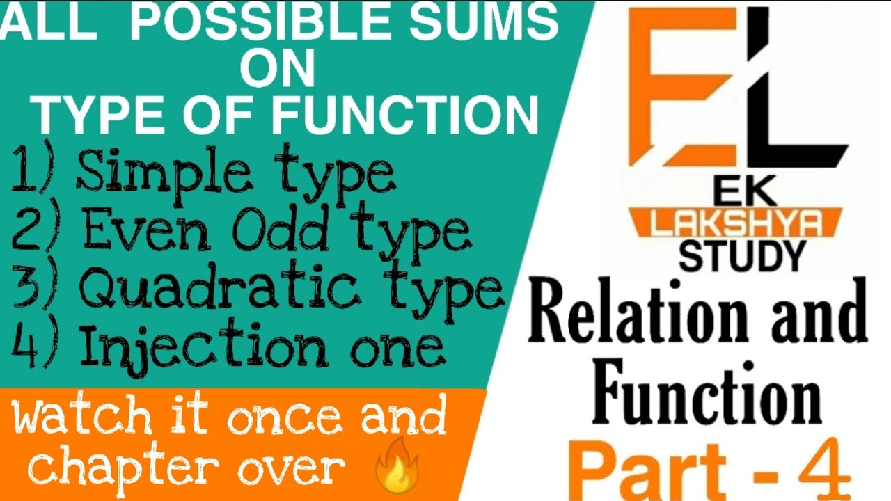 All Different Type Sums onType of Function|Accurate and Easy Method to ...