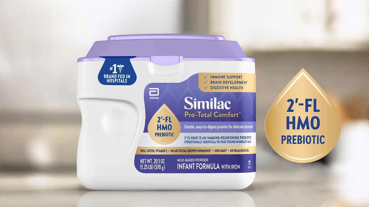 Similac Pro-Total Comfort®: gentle formula with partially hydrolyzed ...