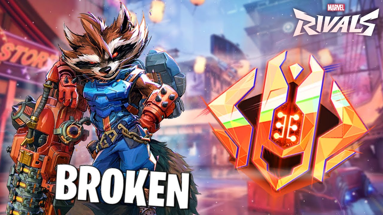 Rocket Is BROKEN In Marvel Rivals Ranked - YouTube