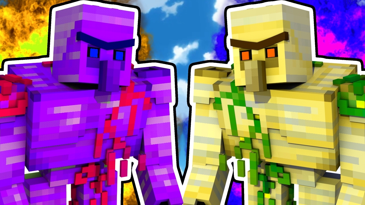 INSANE GOLEM TROLLING | Minecraft Bed Wars - YouTube