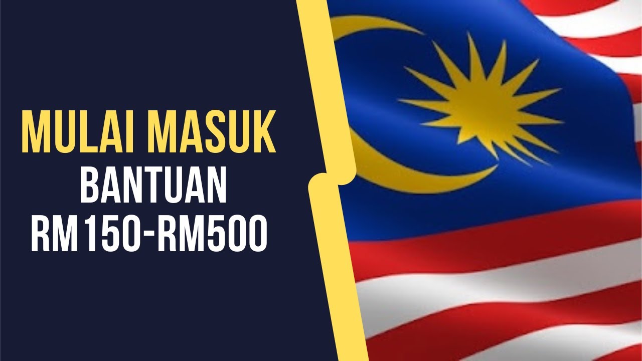 MULAI DITERIMA! RM150-RM500 - YouTube
