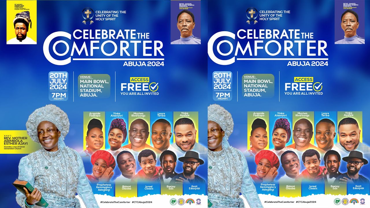 MUYIWA RIVERSONGZ MINISTRATION AT CELEBRATE THE COMFORTER ABUJA 2024 ...