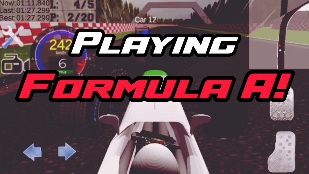 Playing Formula A! - YouTube