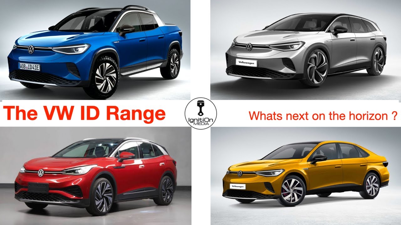 VW ID range - the ID.4 breaks cover but what else will VW do ? ID4 ...