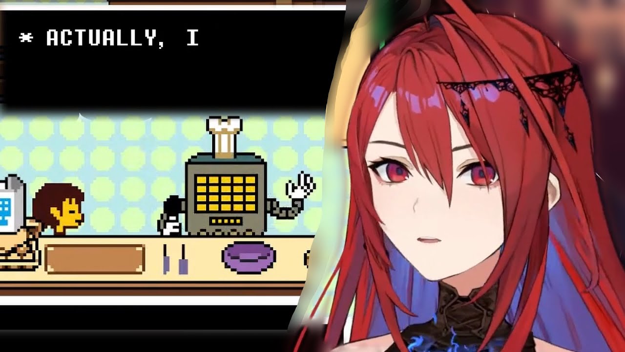 Liz Perfect Impression of Mettaton in Mettaton Cooking Show | Hololive ...