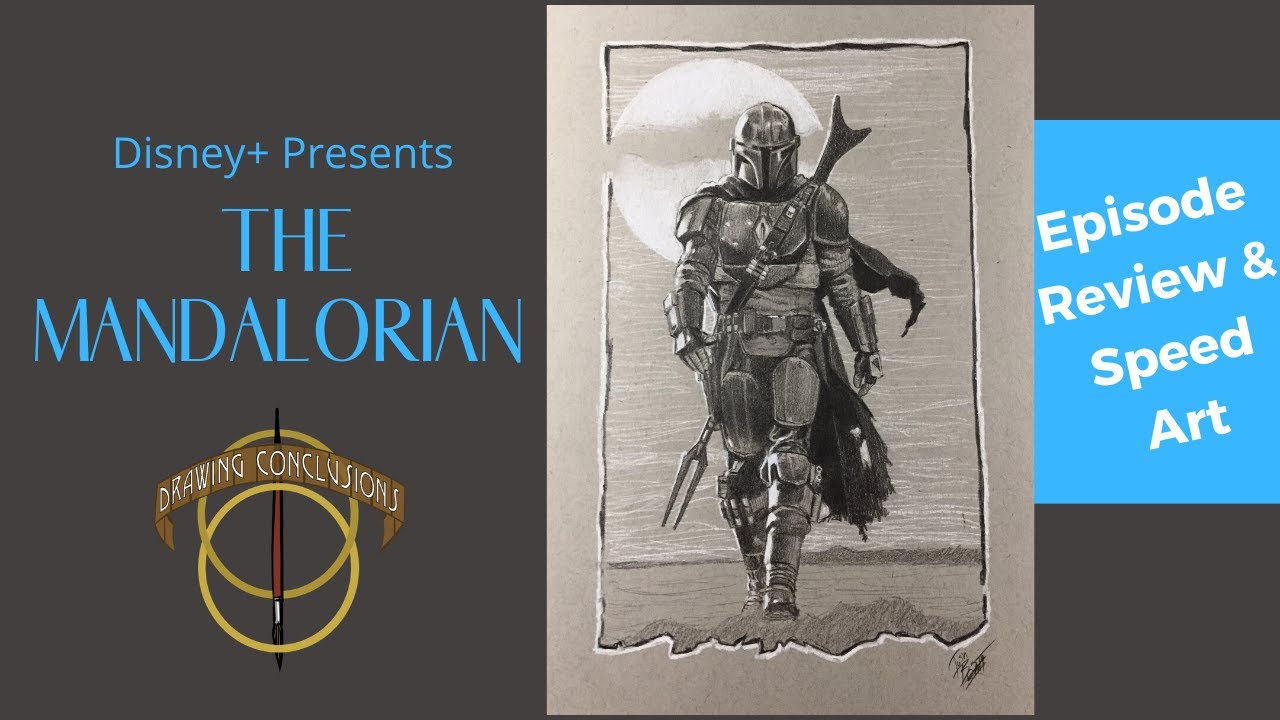 Mandalorian Episode I Review & Speed Art - YouTube