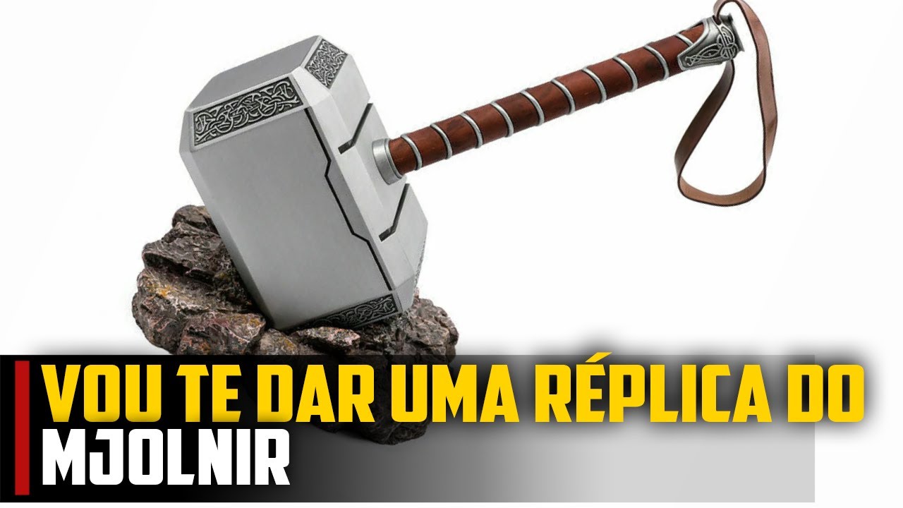 VOU te DAR uma RÉPLICA do MJOLNIR do GOD OF WAR - YouTube