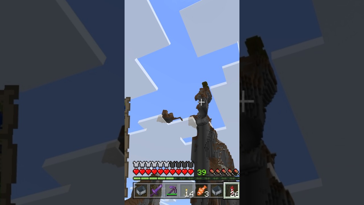 Minecraft world generation is weird 😂#minecraft - YouTube