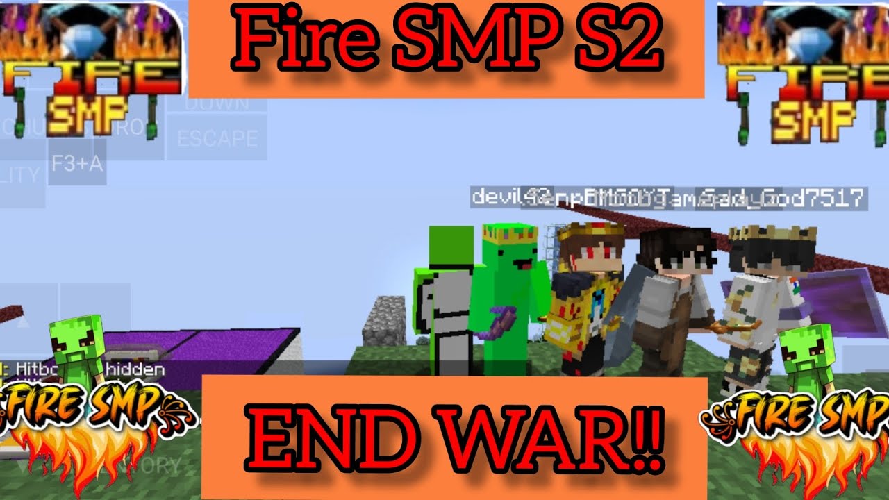 Minecraft Fire SMP (S2) - End War!! - YouTube