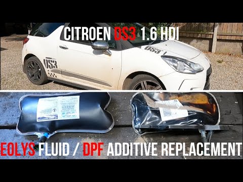 Citroen DS3 1.6 HDI - EOLYS Fluid / DPF Replacement - YouTube