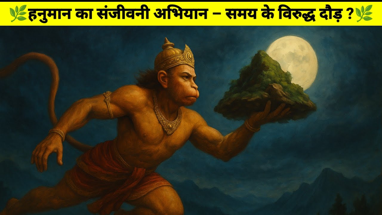 Part 17 Hanuman ji ka sanjivani abhiyaan samay ke virudhd daud Ramayana ...