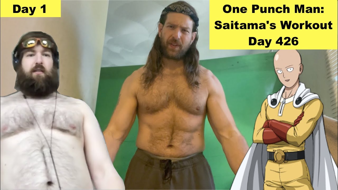 One Punch Man: Saitama's Workout Day 426 - YouTube
