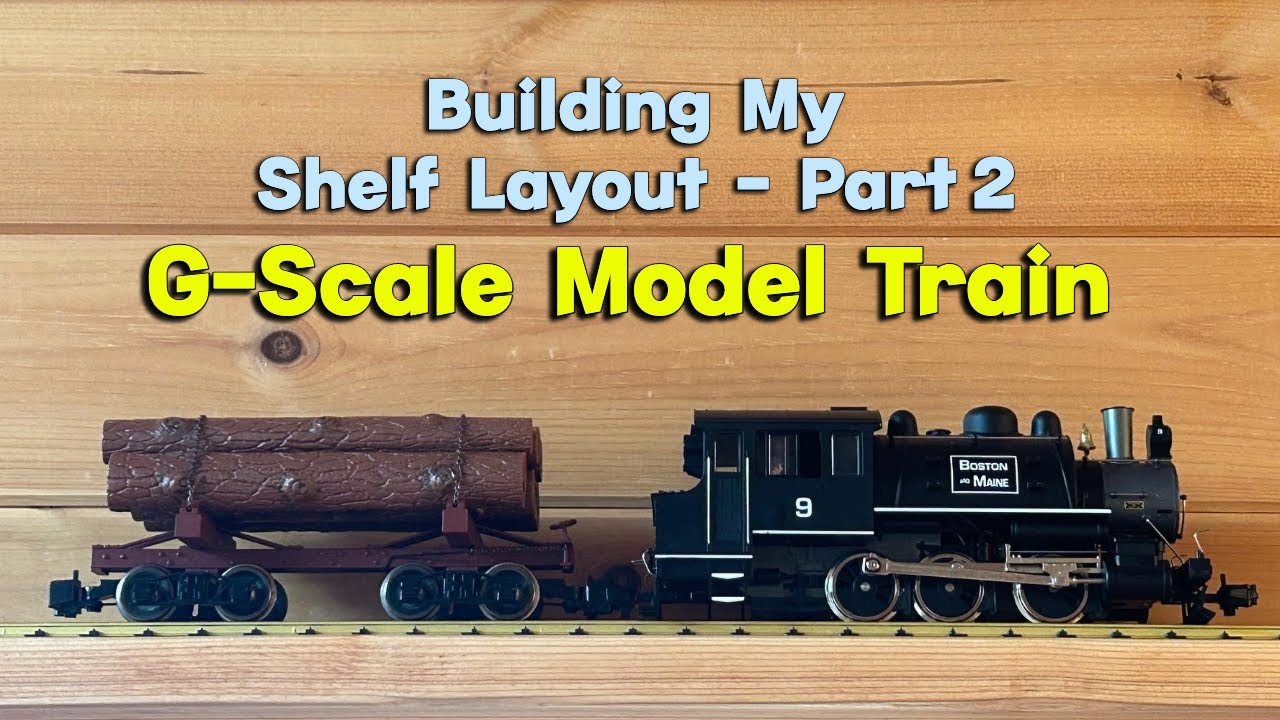 G-Scale Model Train Ceiling, Wall, Shelf, Layout (Part 2) - YouTube
