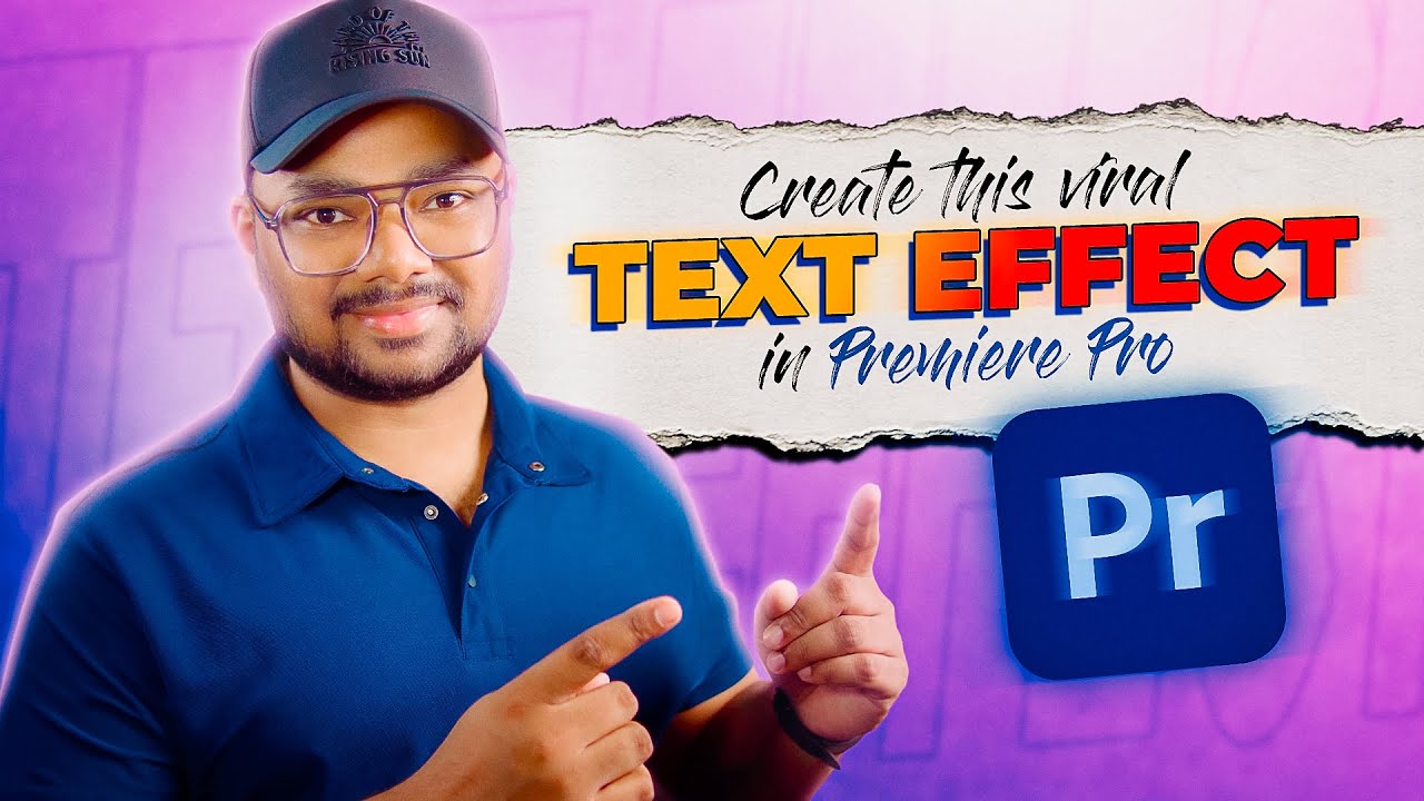 Viral Text Effect in Premiere Pro | Create this Amazing Text Animation ...