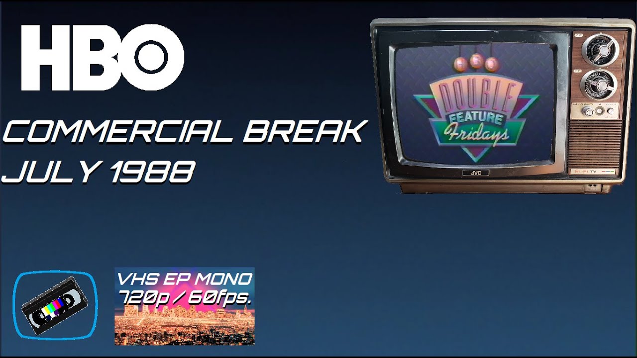 HBO Commercial Break - July 1988 - YouTube
